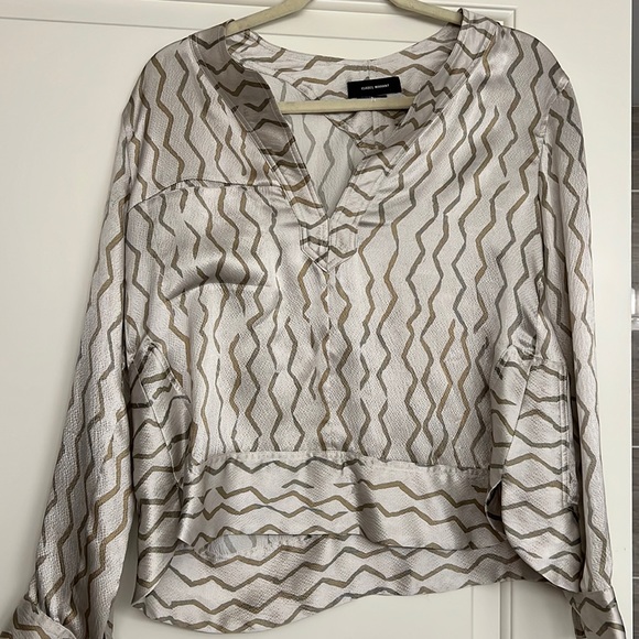 Isabel Marant | Tops | Silk Isabel Marant Top | Poshmark